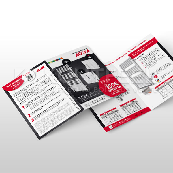 Flyer promotionnel format A5 avec impression recto verso